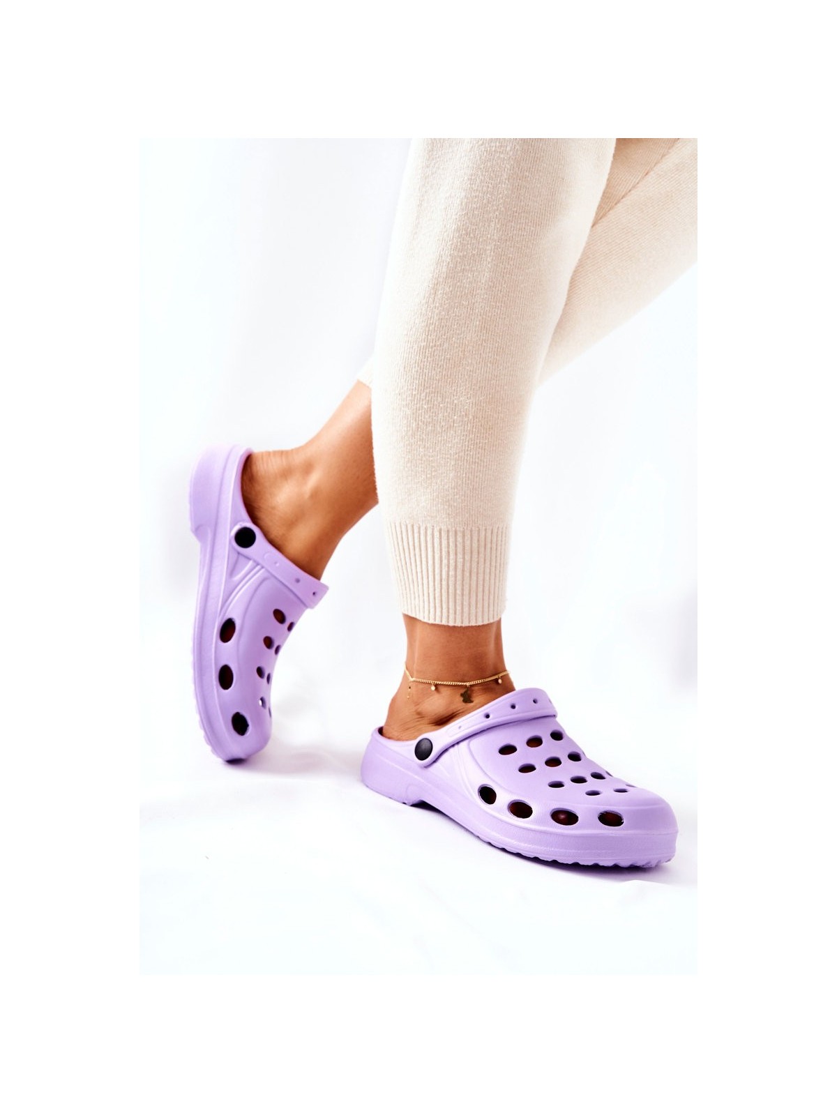 Women's Slides Foam Purple Crocs EVA